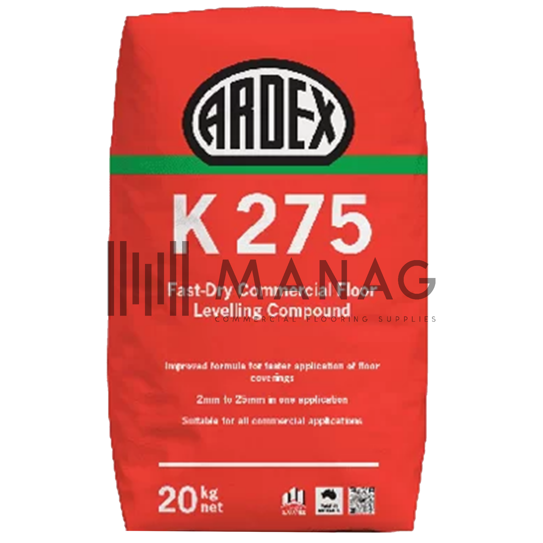 K275 Commercial Floor Levelling Compound 20kg – Manag Distributors