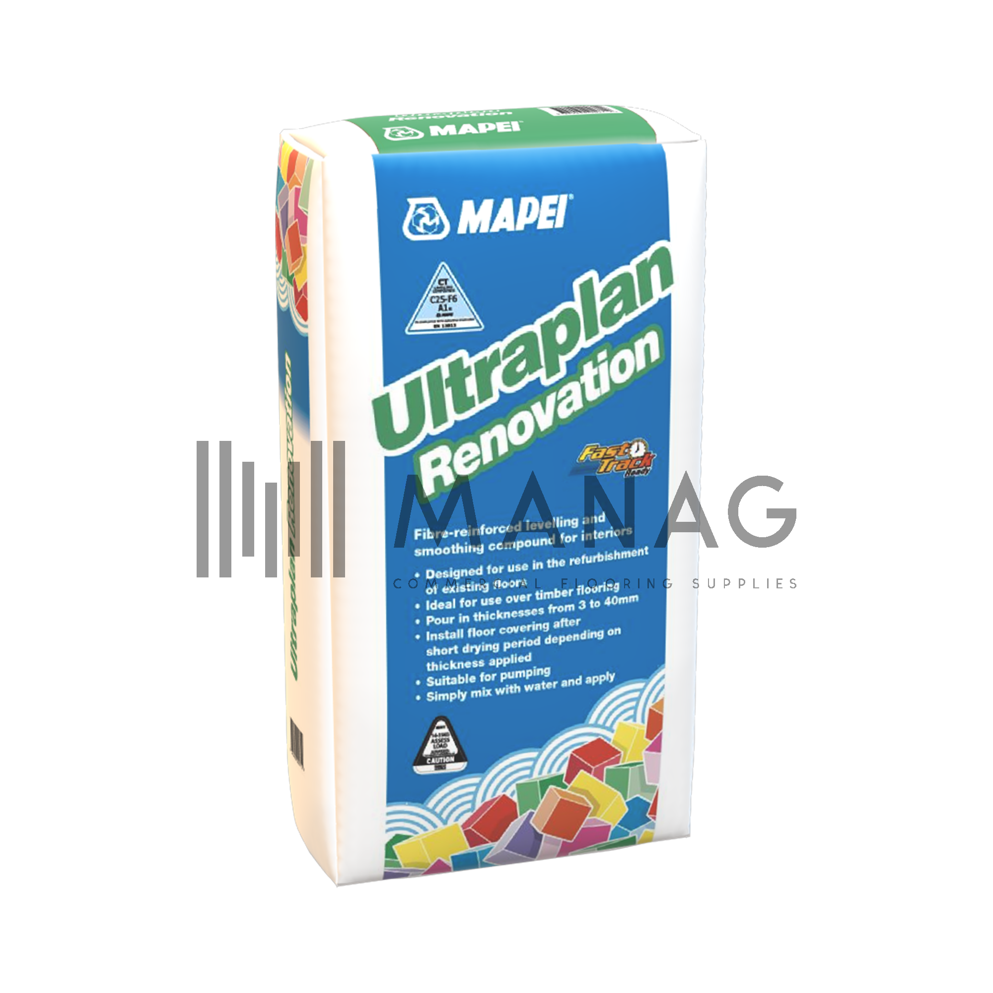 ULTRAPLAN RENOVATION Fibre Reinforced Levelling compound 20kg – Manag ...