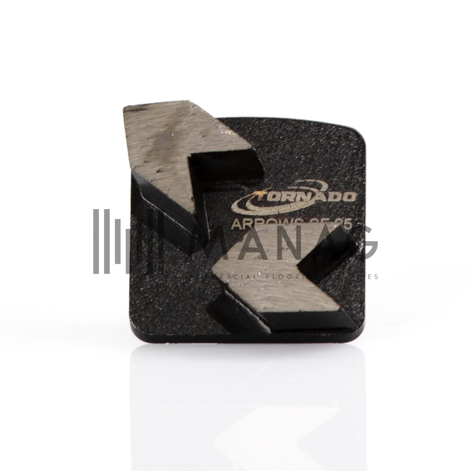 Double Arrow Segment Redi-Lock Grinding Shoes SF 80 Grit – Manag ...